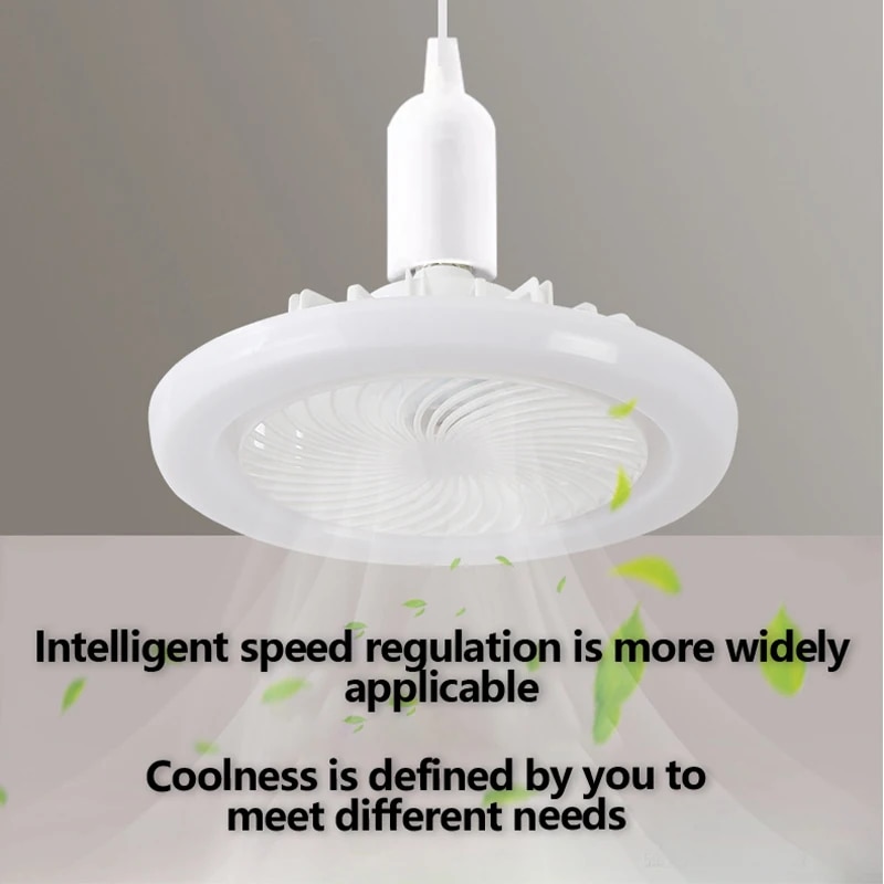 Smart 3-in-1 Ceiling Fan with Remote Control and 3-Speed E27 AC85-265V ...