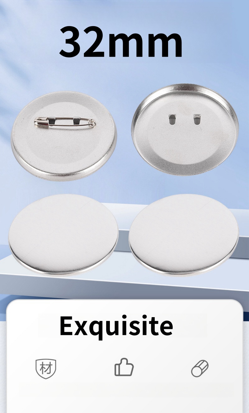 100~500pcs 32mm Button Pin Machine/Button Maker/Button Pin Customized ...