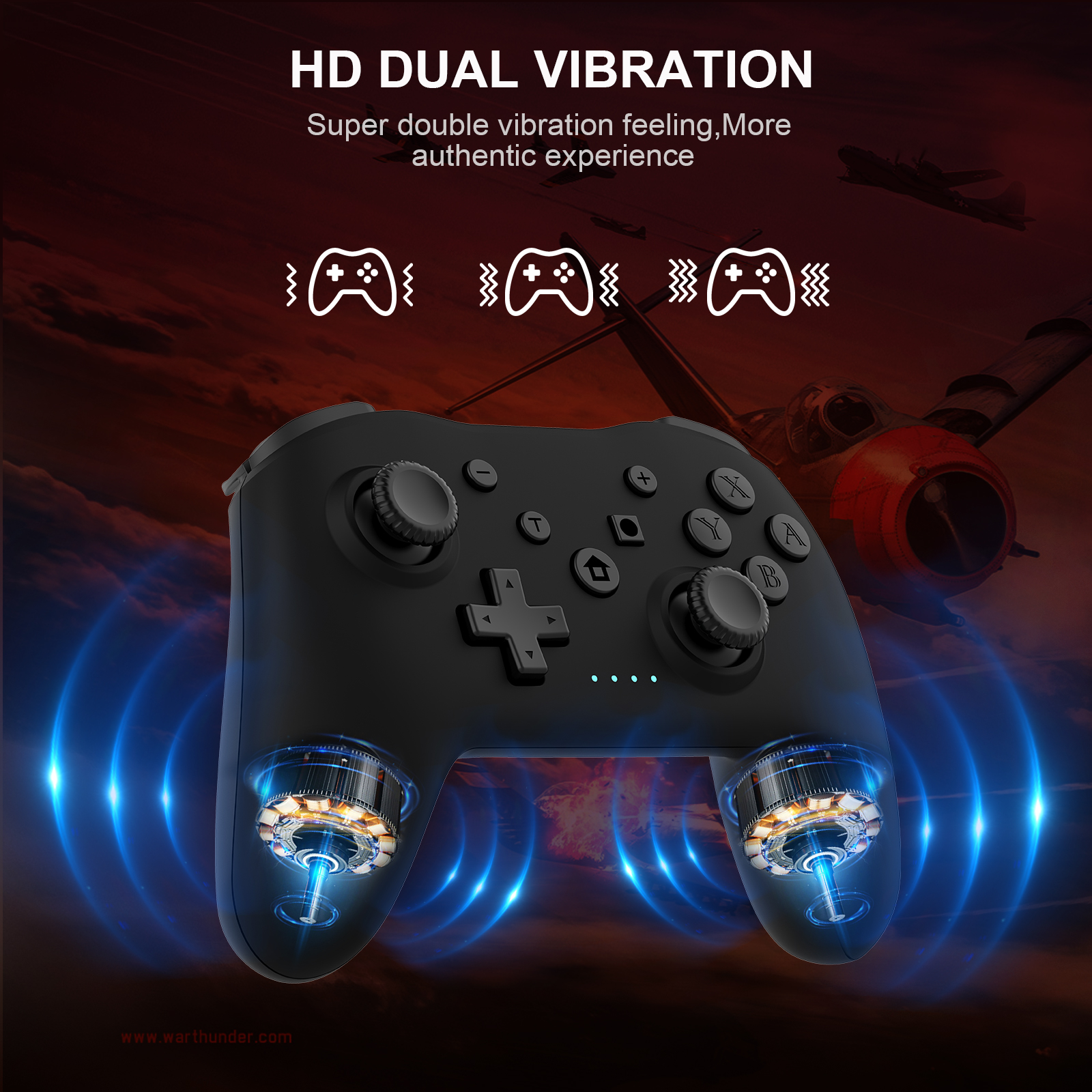 Switch series Bluetooth wireless gaming controller 4 In 1 joystick for ...