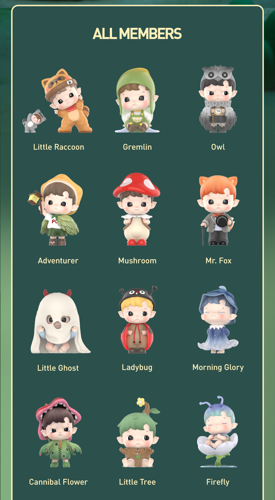 POP MART HACIPUPU Adventures In The Woods Series Figures Blind Box ...