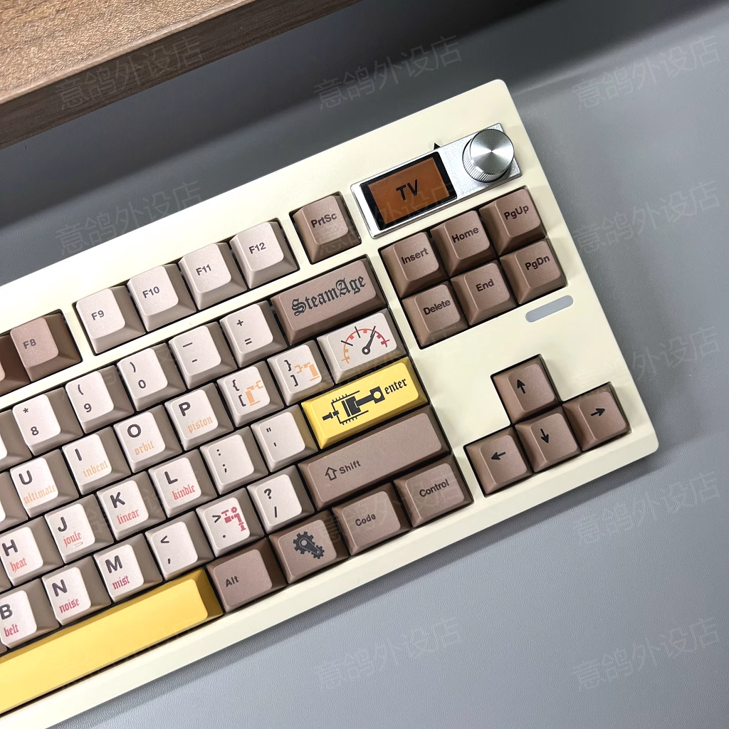 Steampunk Era Keycap 142 Keys PBT Material Cherry Profile DYE-SUB ...