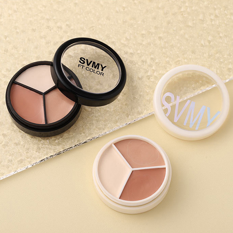 3 color Concealer Palette Pro Makeup Cover Spots Acne Marks Dark ...