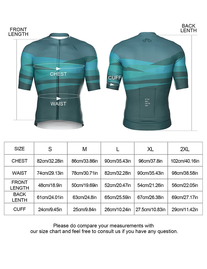 INBIKE Men's Cycling Short Sleeve Jersey Breathable Bike Biking Clothing Sweat Wicking Quick ...