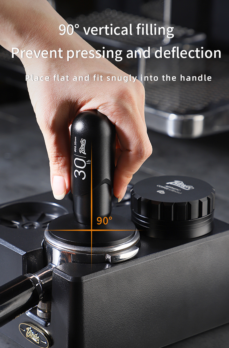 BINCOO Impact Tamper Coffee Tamper Set Constant Pressure 30 Pounds ...