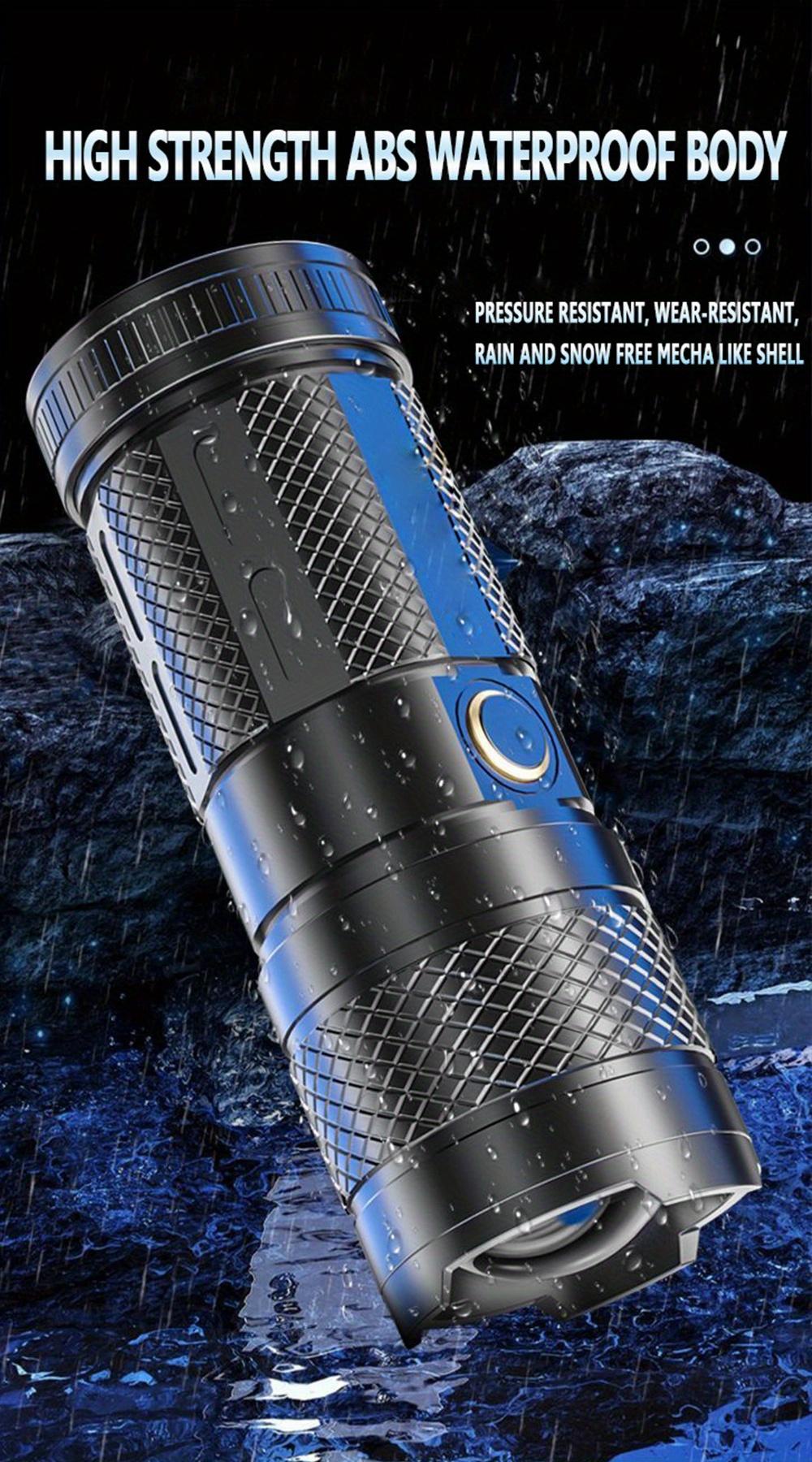 Acciaiie Flashlight Rechargeable Waterproof Super Bright Zoom Outdoor ...