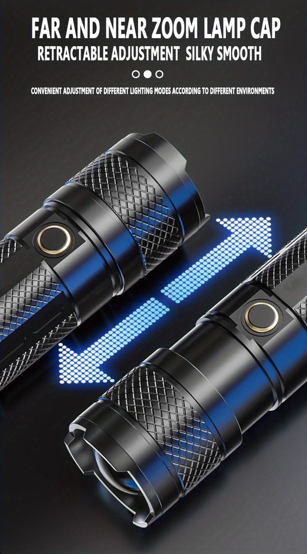 Acciaiie Flashlight Rechargeable Waterproof Super Bright Zoom Outdoor ...