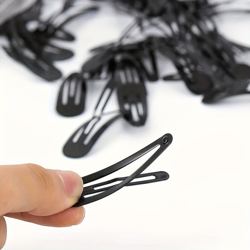 15pcs Black Simple Hair Clip Headdress Korean Fashion All-Match Oil ...