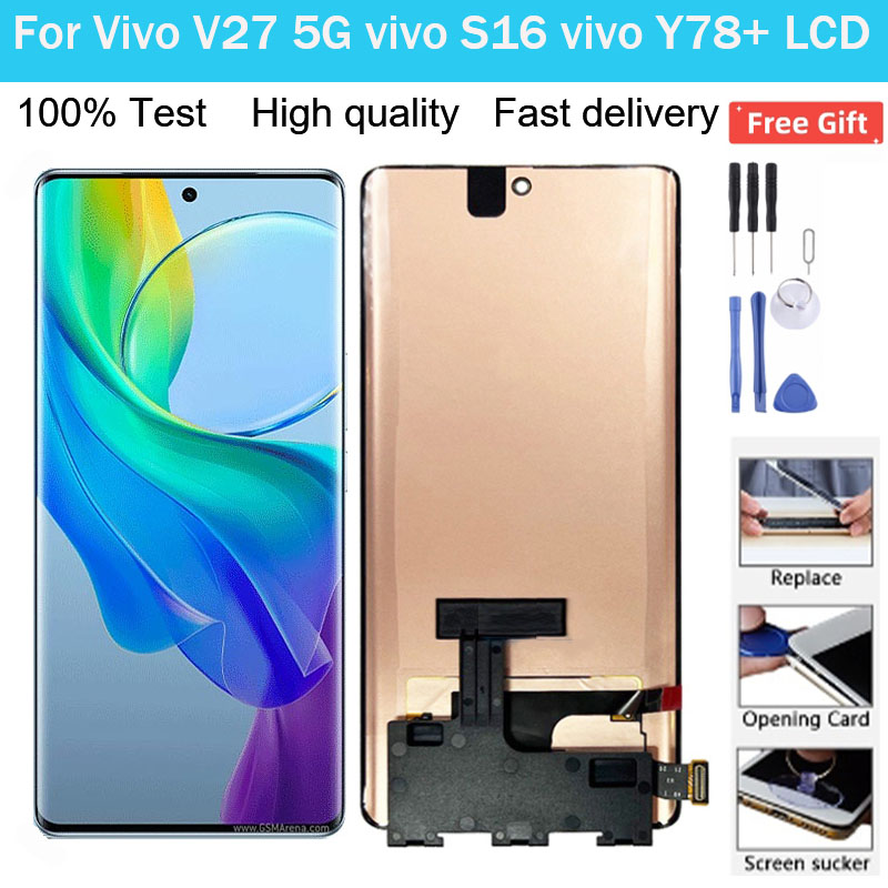 Original AMOLED LCD Display For VIVO V27 5G LCD Display Touch Screen ...