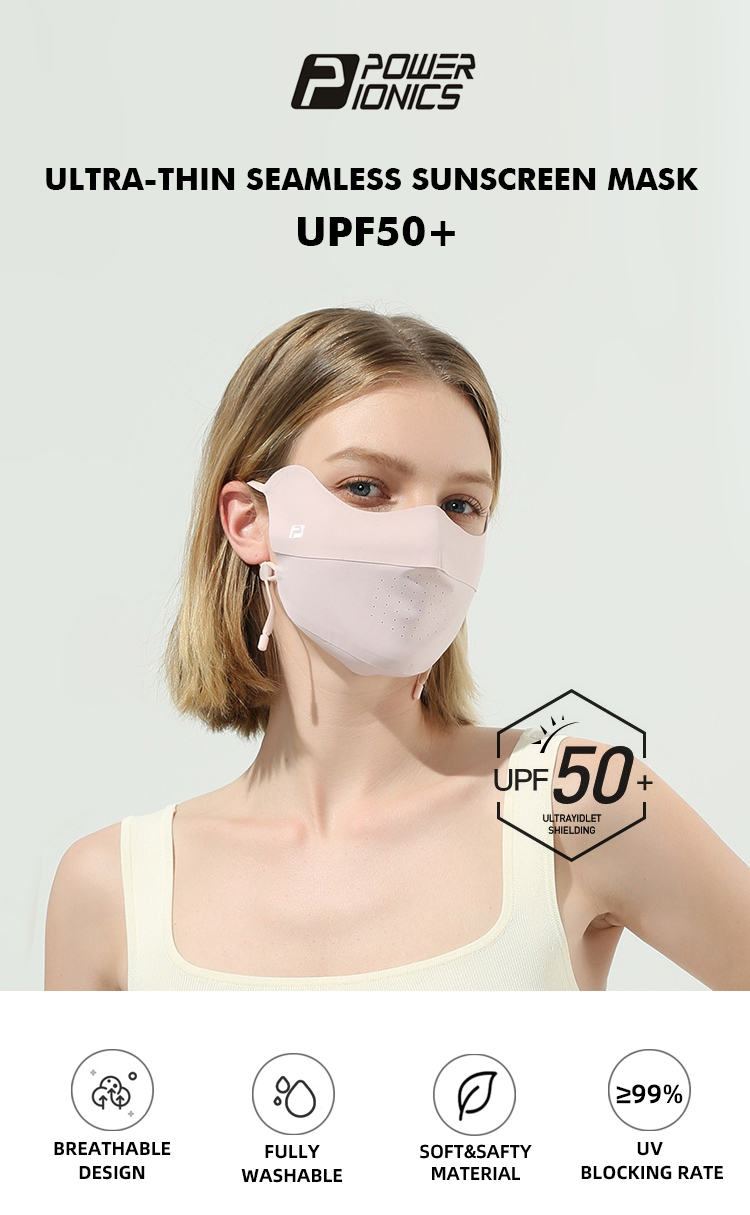 POWER IONICS FDA Registration Cooling Women's UV Sun Protection Face ...