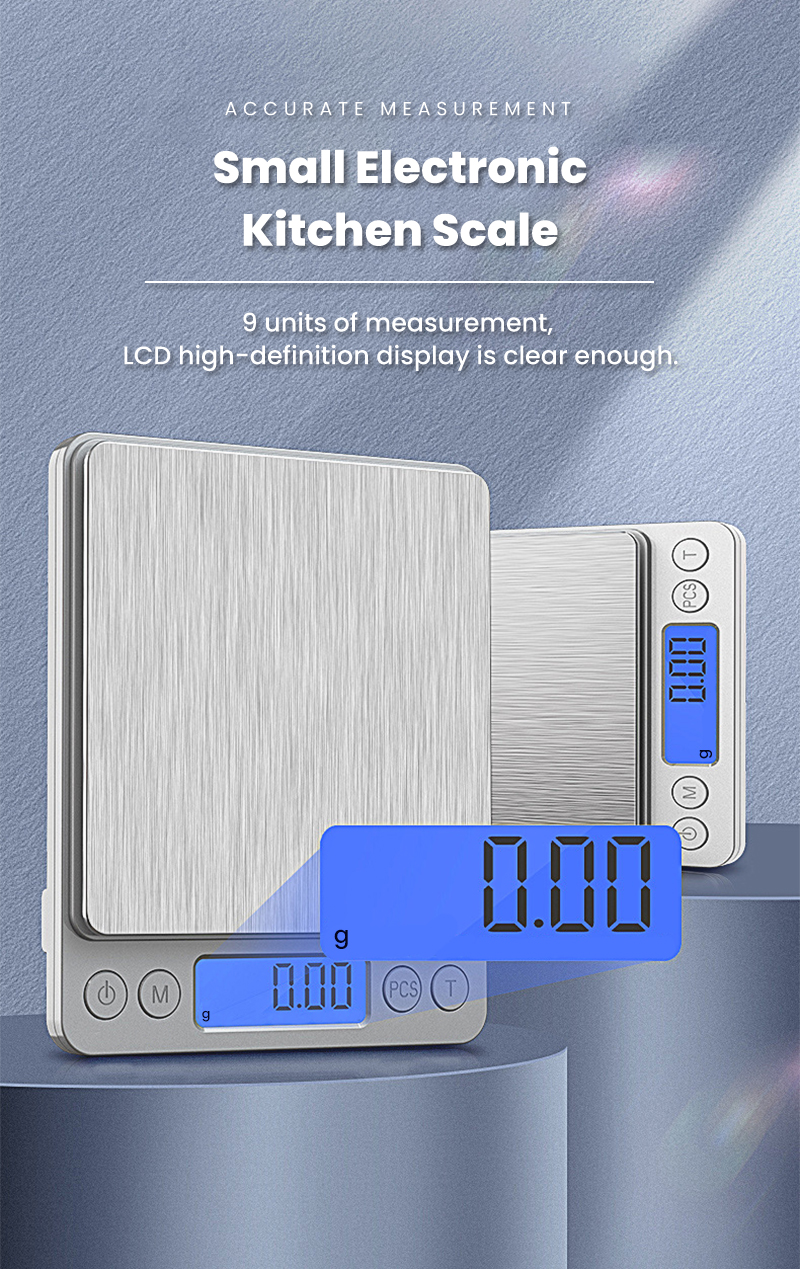 FDD 500g Digital Platform Weighing Scale Food Scale Precise Digital ...