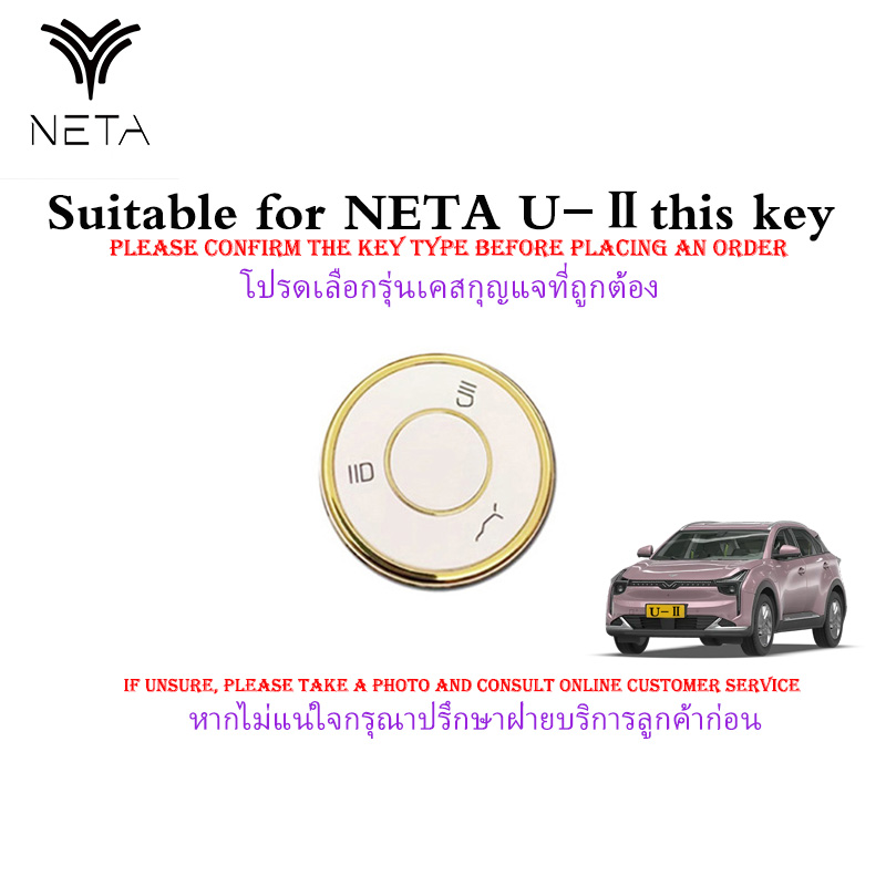 NETA AYA Neta X Car key cover logo keychain lanyard for NETA U-Ⅱ NETA U ...