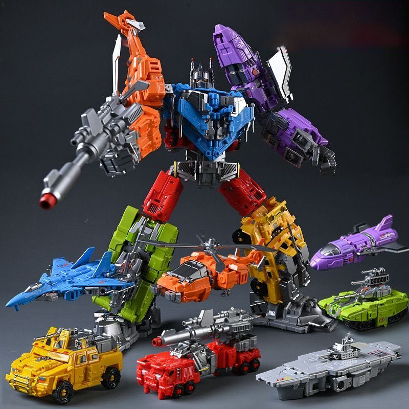 Transformers robot airplane transformation car model children's puzzle ...