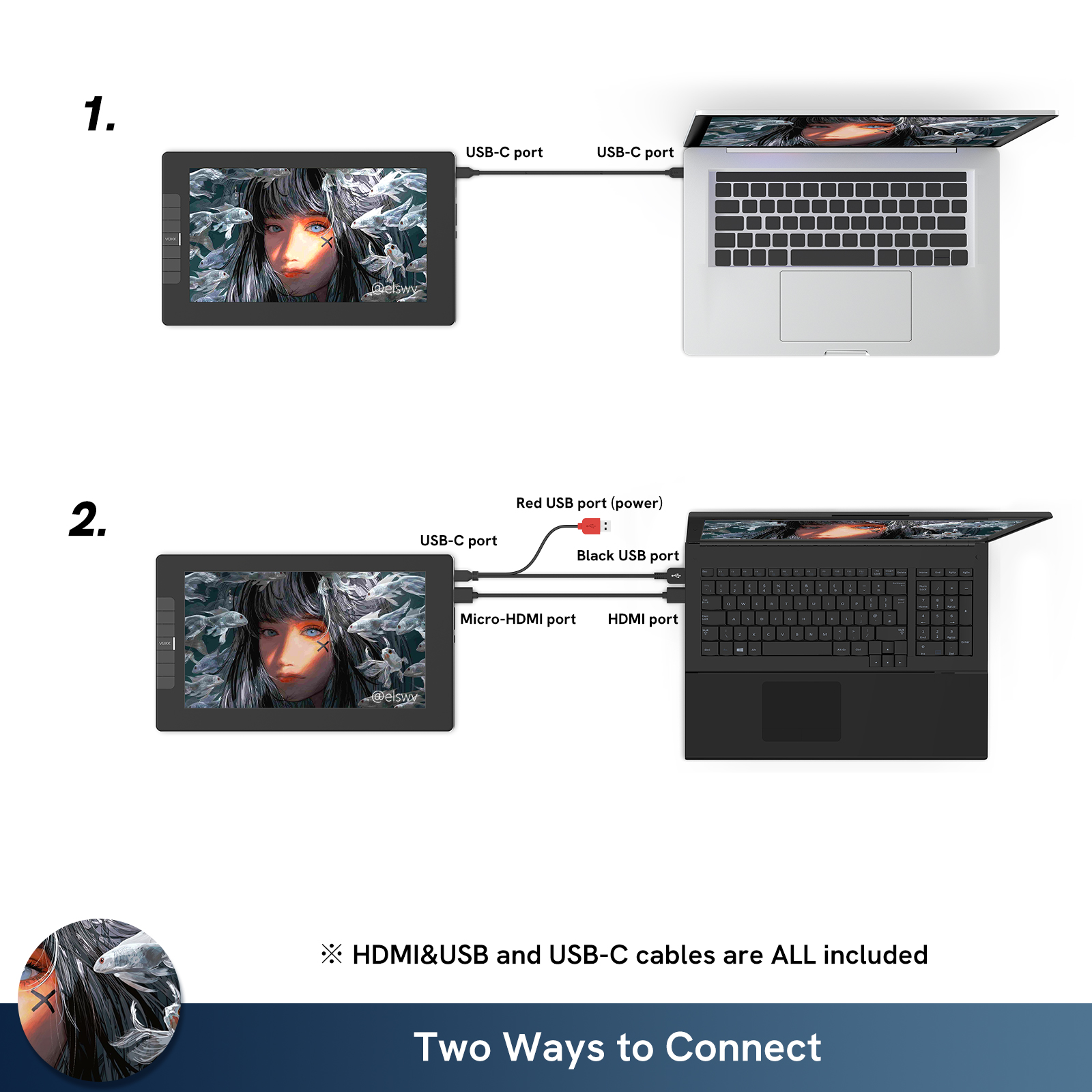 Veikk VK1200v2 Pen Display 11.6 Inch 8192 Levels Drawing Monitor With ...