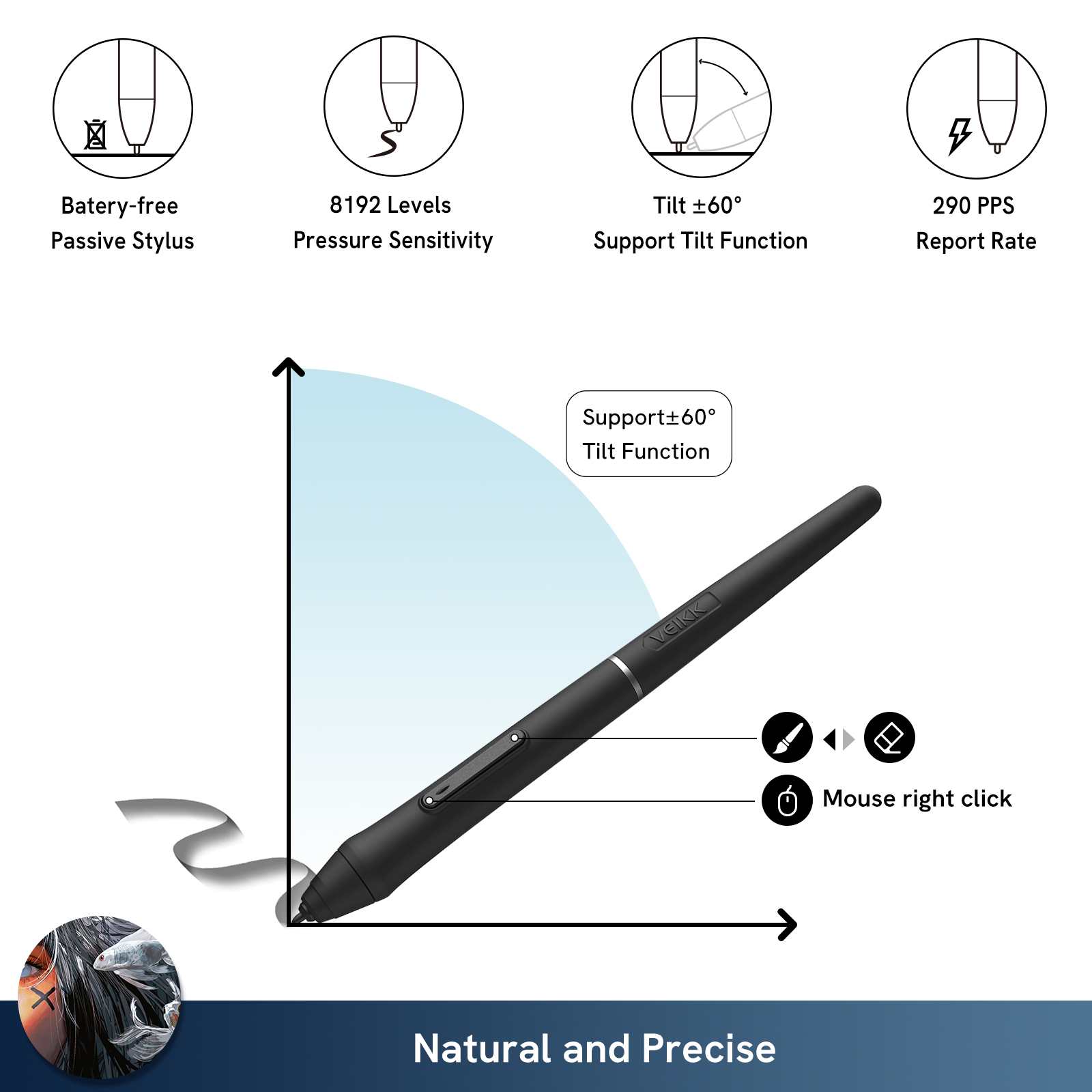 Veikk VK1200v2 Pen Display 11.6 Inch 8192 Levels Drawing Monitor With ...