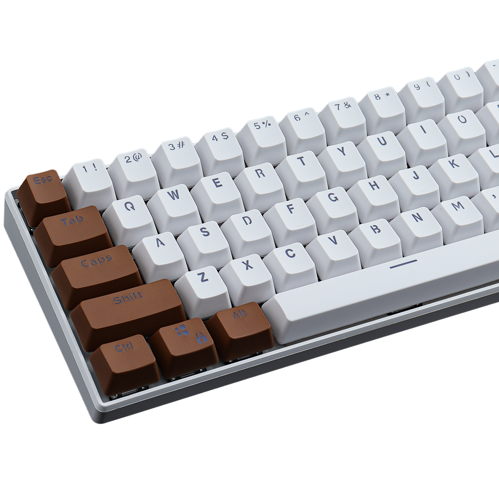 RK 61 Keycaps PBT Material OEM profile Backlit Two-Color Mechanical ...