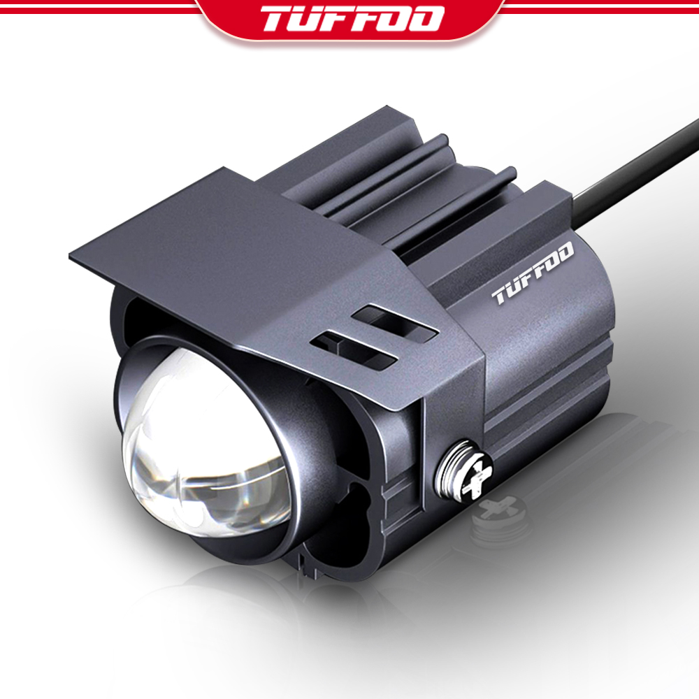 TUFFOO Super Bright Dural Color 4 Mode Motorcycle LED Mini Driving ...