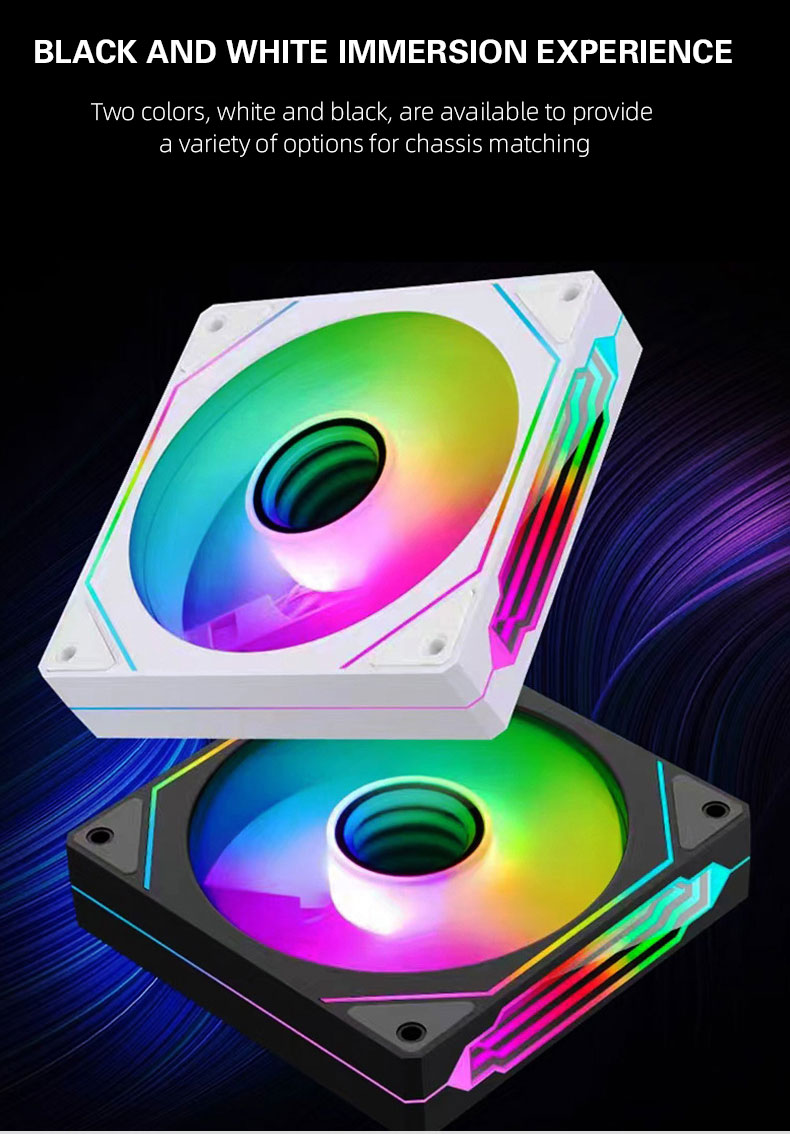 Tj Prism 120mm GEN4 Pro ARGB Chassis Fan, Infinity Straw RGB Lighting ...