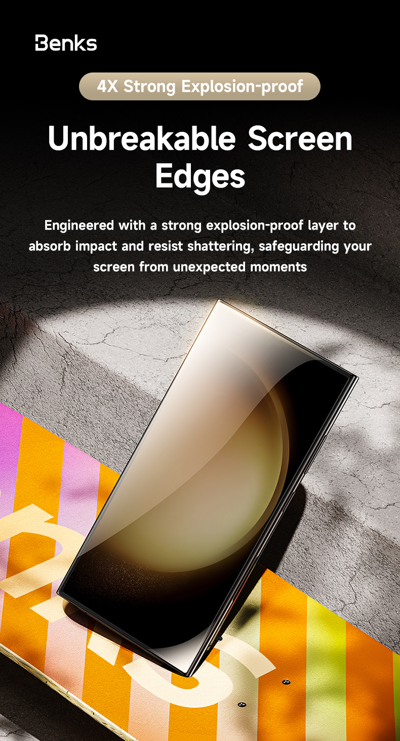 [Benks Official] Benks GlassWarrior Screen Protector Corning Tempered ...