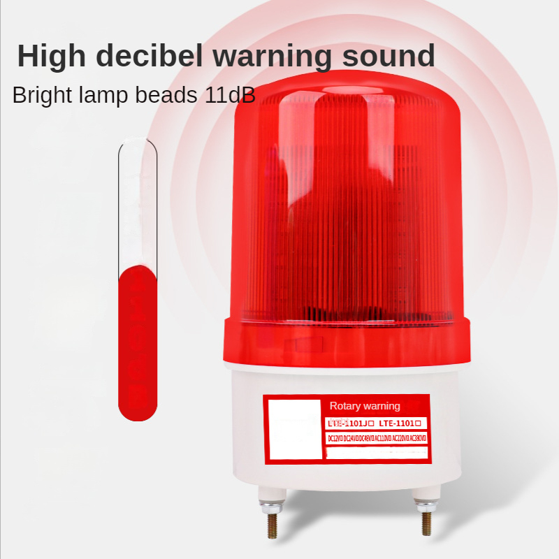 LED Rotary strobe warning light Machine alarm light 220V/24V/12V D1101 ...
