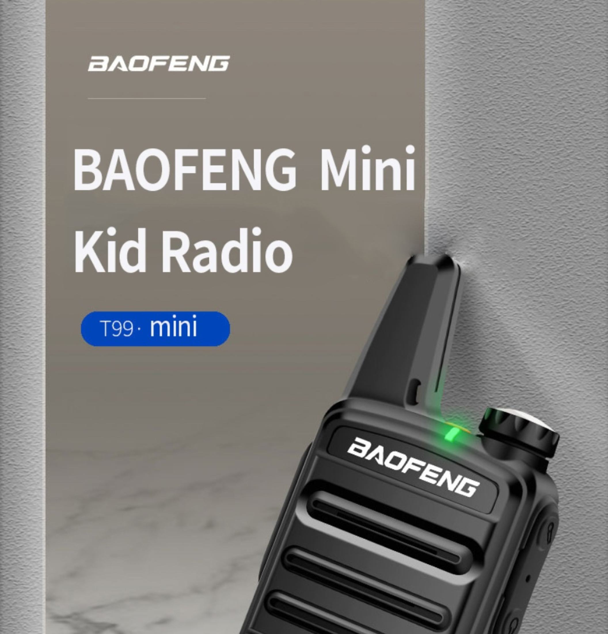【Buy 1 Take 1】Baofeng BF-T99 mini Frequency 400-470MHz Two Way Radio16 ...