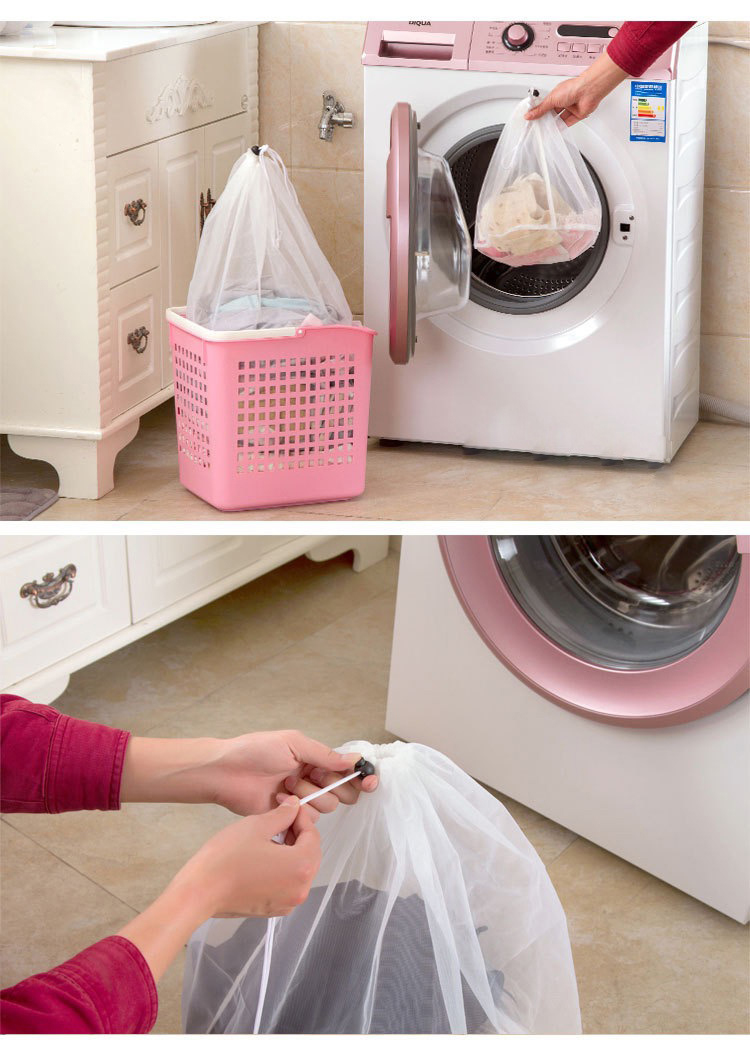 The best-selling mesh clothing care and washing bag with drawstring ...