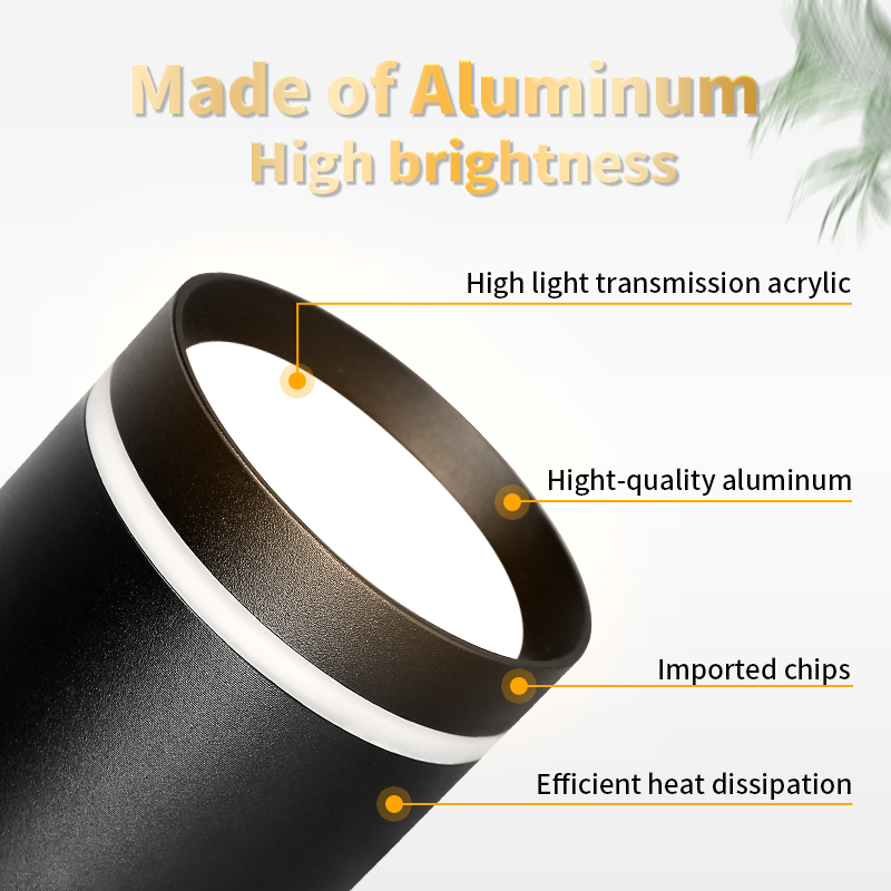 Pin Light Led Ceiling Lights Tri Color Surface Mounted Downlight 5w 10w ...