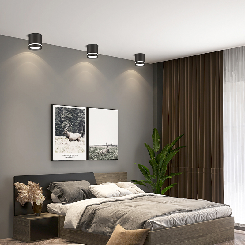 Pin Light Led Ceiling Lights Tri Color Surface Mounted Downlight 5w 10w ...
