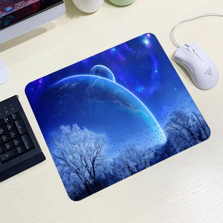 Cartoon gaming mouse pad with exquisite pattern small size office ...
