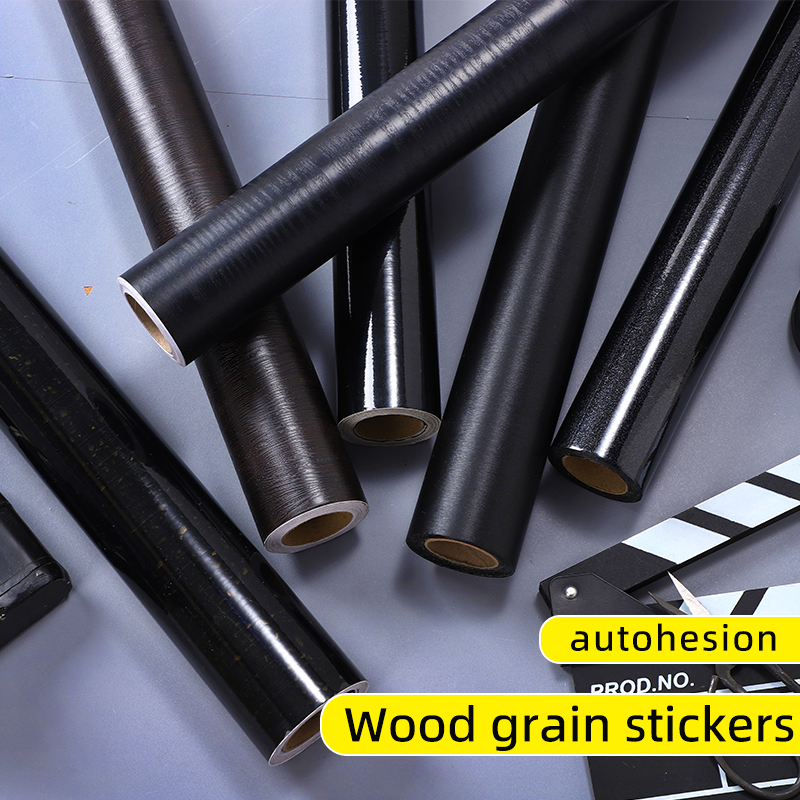1 Roll 5m, Black Stickers, Refurbished Self-Adhesive Stickers ...