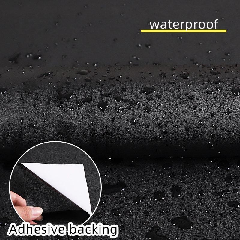 1 Roll 5m, Black Stickers, Refurbished Self-Adhesive Stickers ...