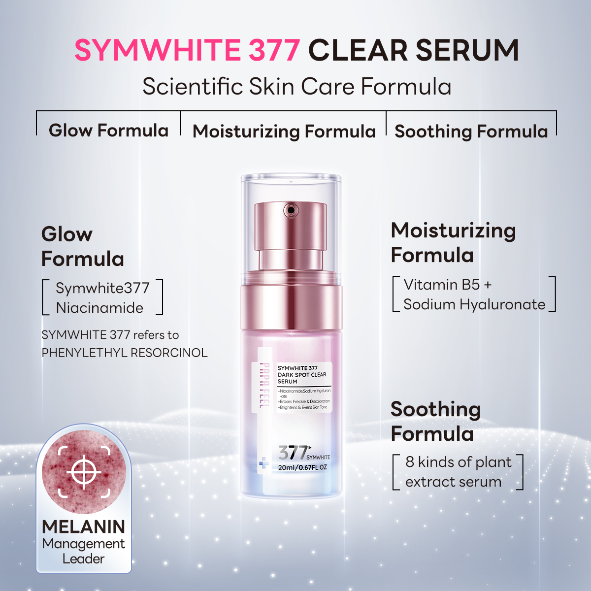 【BUY 1 TAKE 1] PAPA FEEL SymWhite 377 Dark Spots Clear Serum 20ml ...