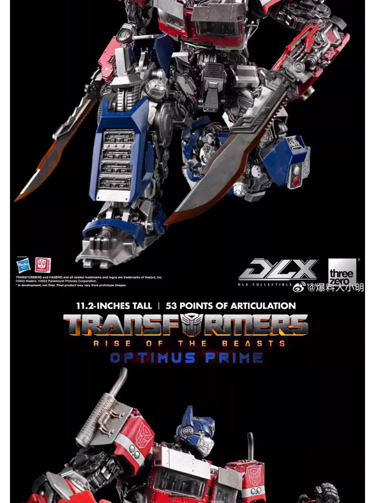 3a zero RISE OF THE BEASTS DLX OPTIMUS PRIME Transformers Super Warrior ...