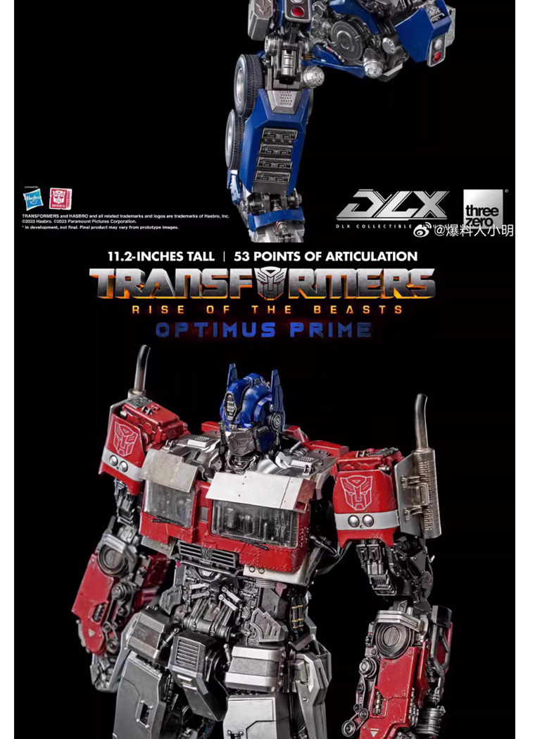 3a zero RISE OF THE BEASTS DLX OPTIMUS PRIME Transformers Super Warrior ...