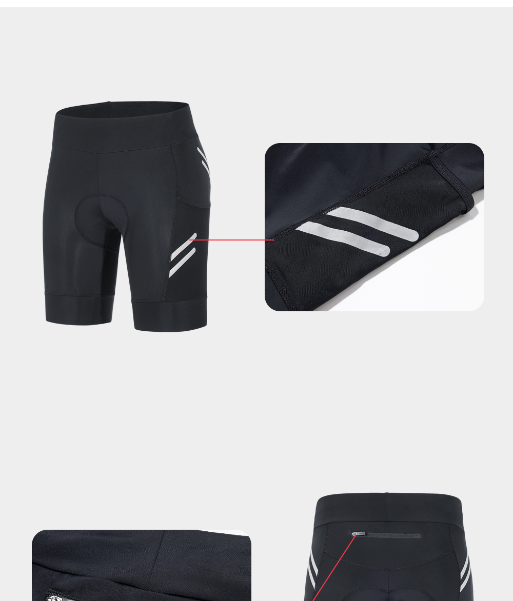 Santic Men's Cycling Shorts Riding 1/2 Short Pants Sport 4D Padded ...