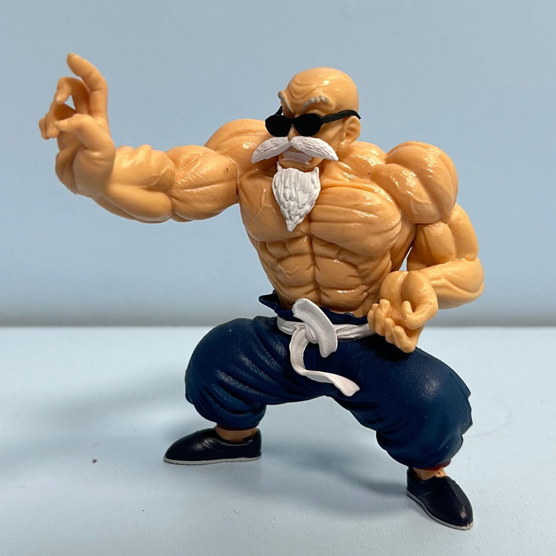 9.5cm Anime Dragon Ball Z Figure Master Roshi Kame Sennin Muscular Man ...