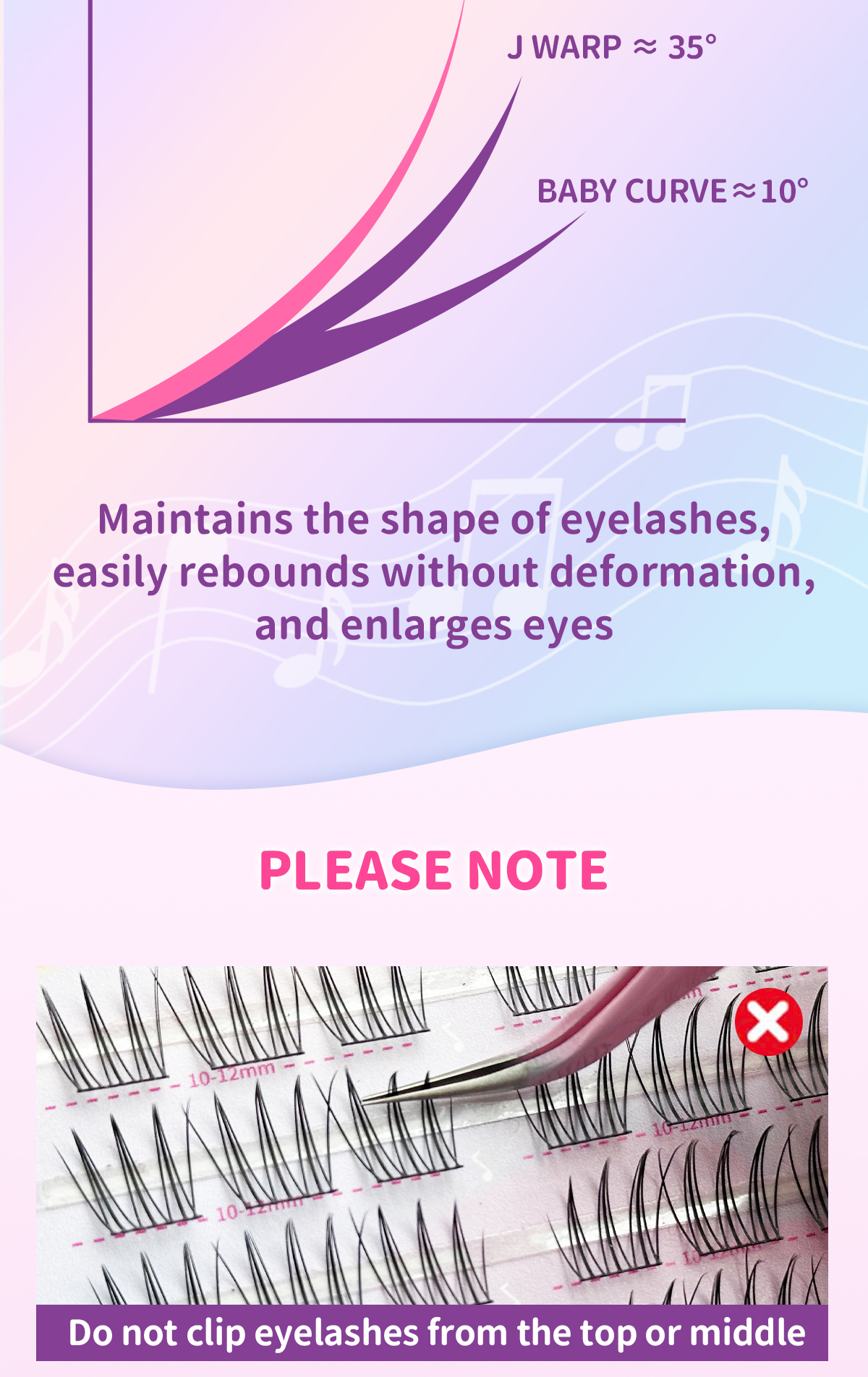 Elyzza Idol Ace DIY Eyelash Extension 2-3 Days Arrival 10-12mm C+ Curl ...