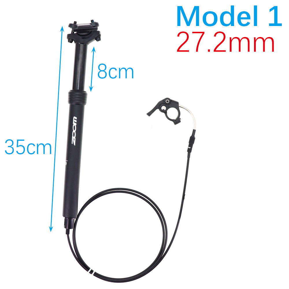 Zoom Bike Dropper Seatpost Height Adjustable Internal External Routing ...