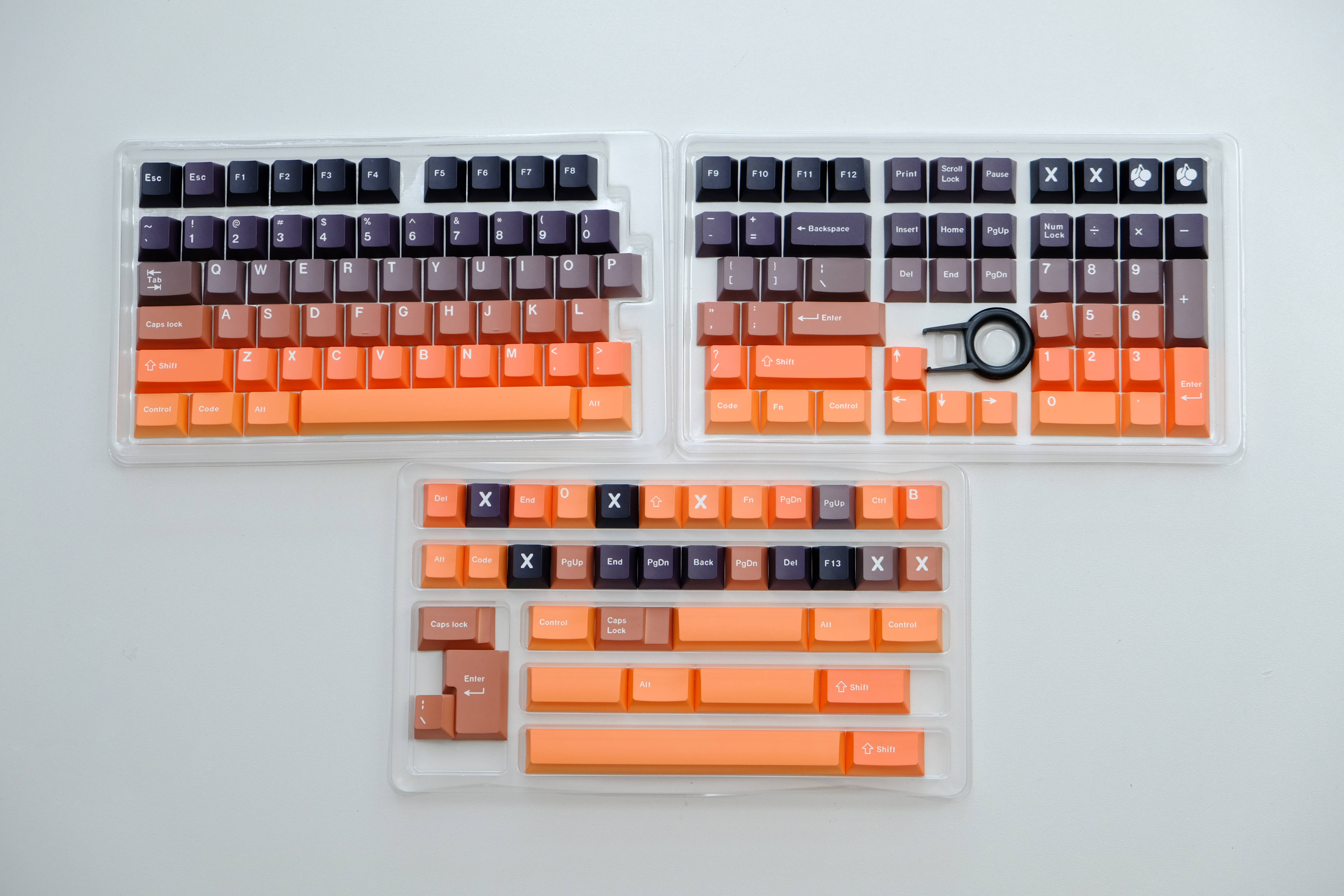 Sunset Keycap 147 Keys PBT Material Cherry Profile DYE-SUB Personalized ...