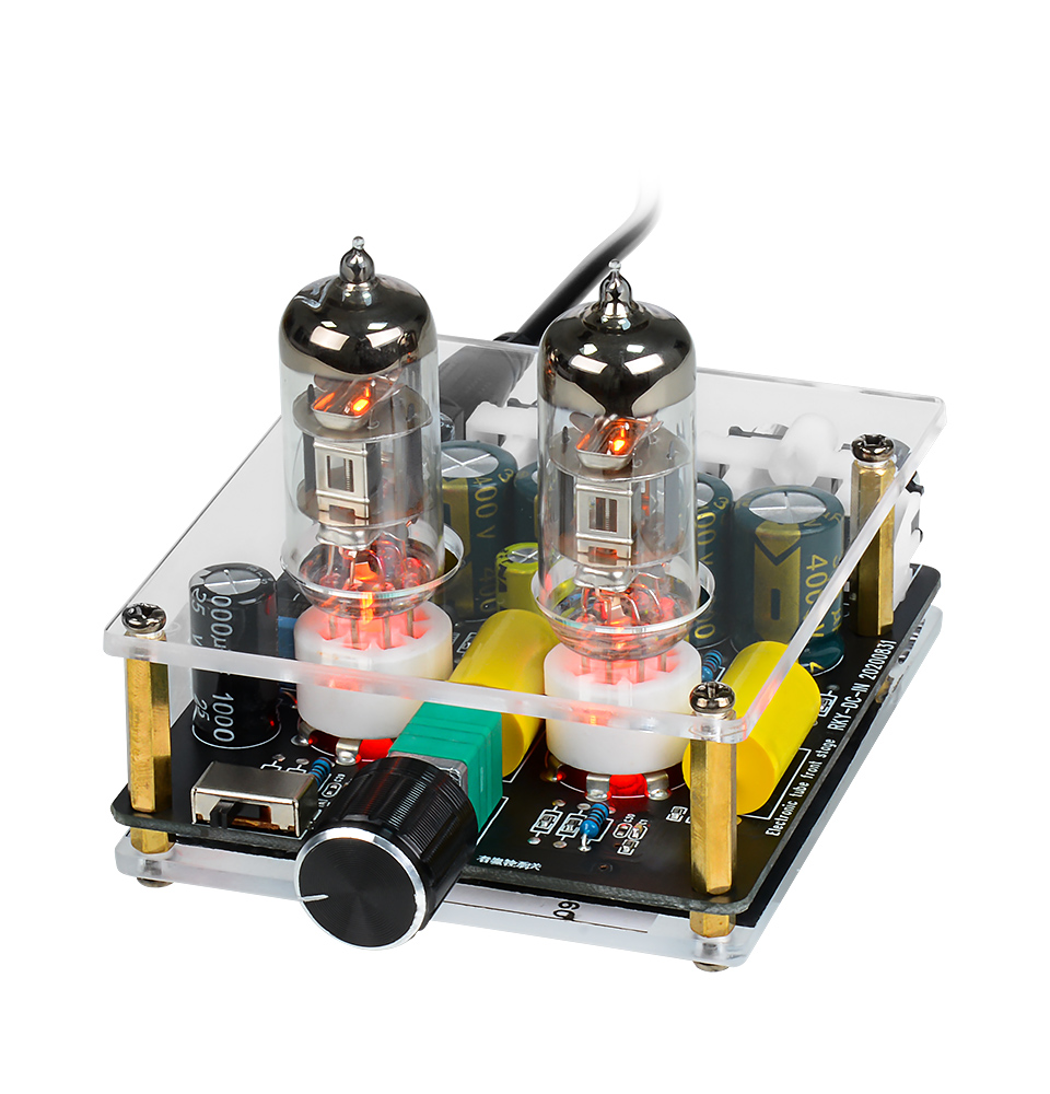 AIYIMA Upgraded 6A2 Tube Preamplifier Amplifiers HiFi Preamp Bile ...