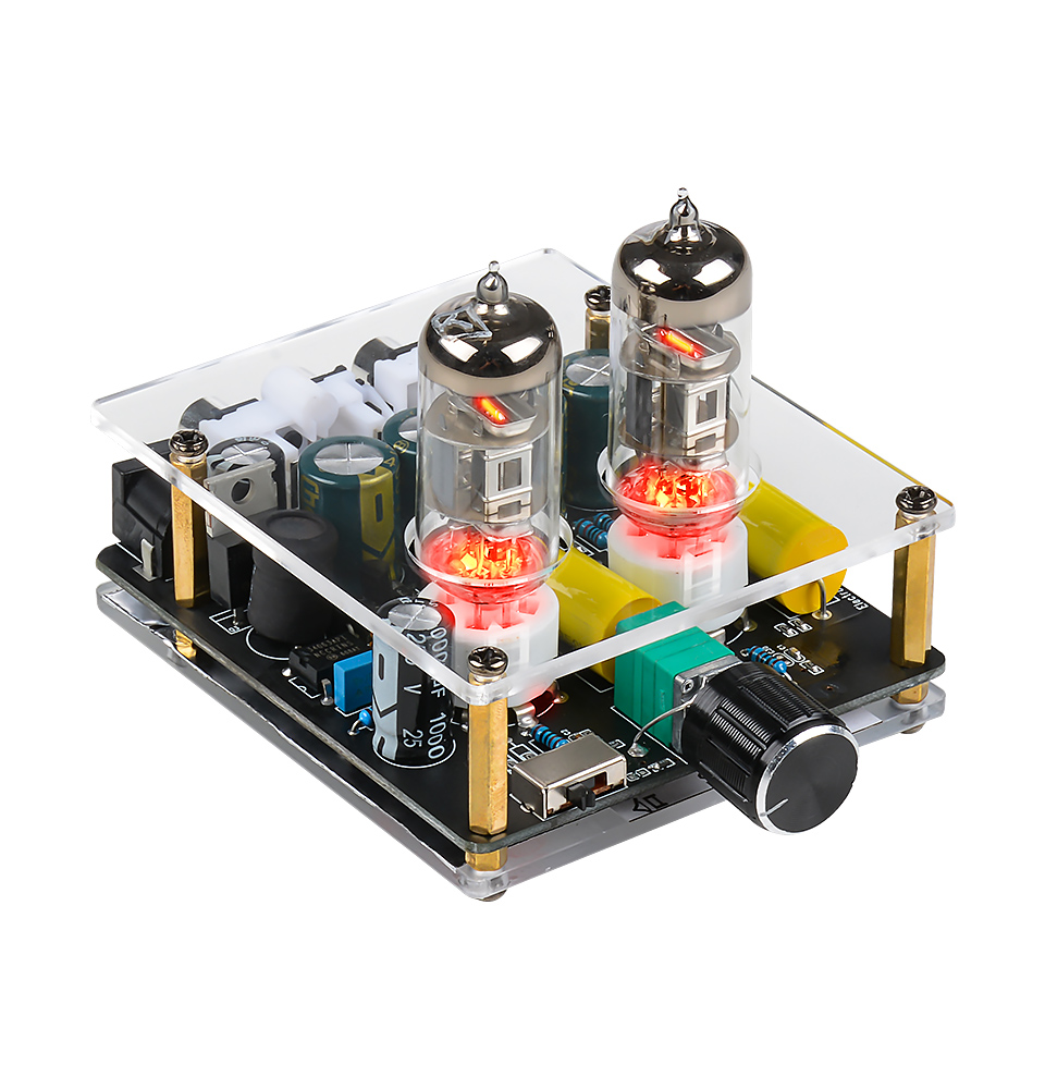 AIYIMA Upgraded 6A2 Tube Preamplifier Amplifiers HiFi Preamp Bile ...