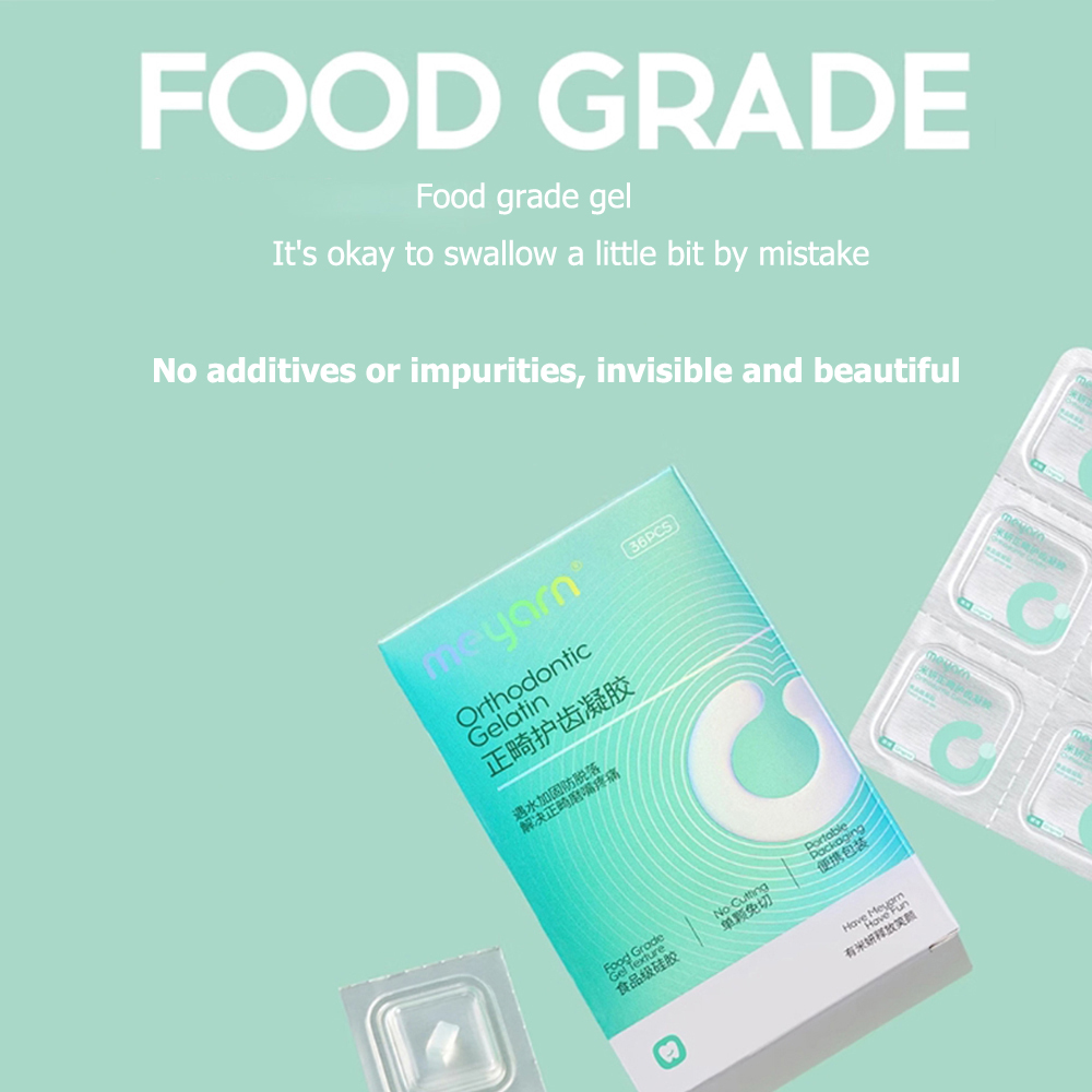 MEYARN Super Soft Braces Wax Gelatin Invisible Natural Orthodontic ...