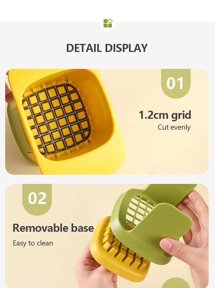 Portable Home Vegetable Chopper Dicing g Tool Hand Pressure Dicer ...