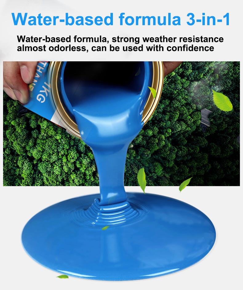 1000G Free Brush Gooti Super Waterproof Sealant For Roof Polyurethane Waterproof Coating For ...