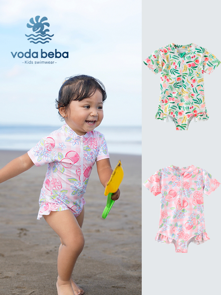 voda beba · Children's Swimsuit Baby Baby Swimsuit 0-3 Years Old One-Piece Girl Infant | Shopee ...