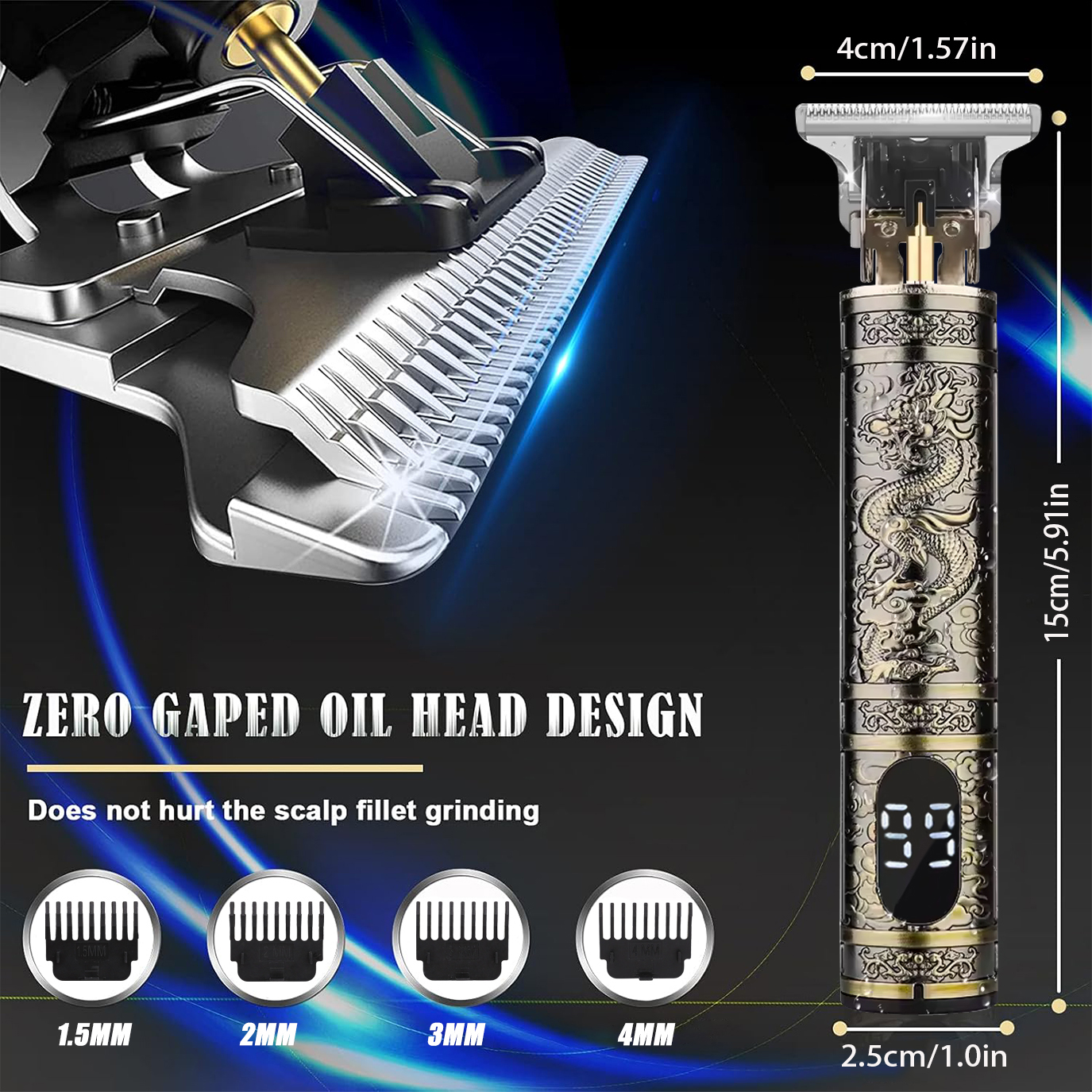 T9 Electric Hairdresser Wholesale Carving Mark Electric Pusher Smooth ...