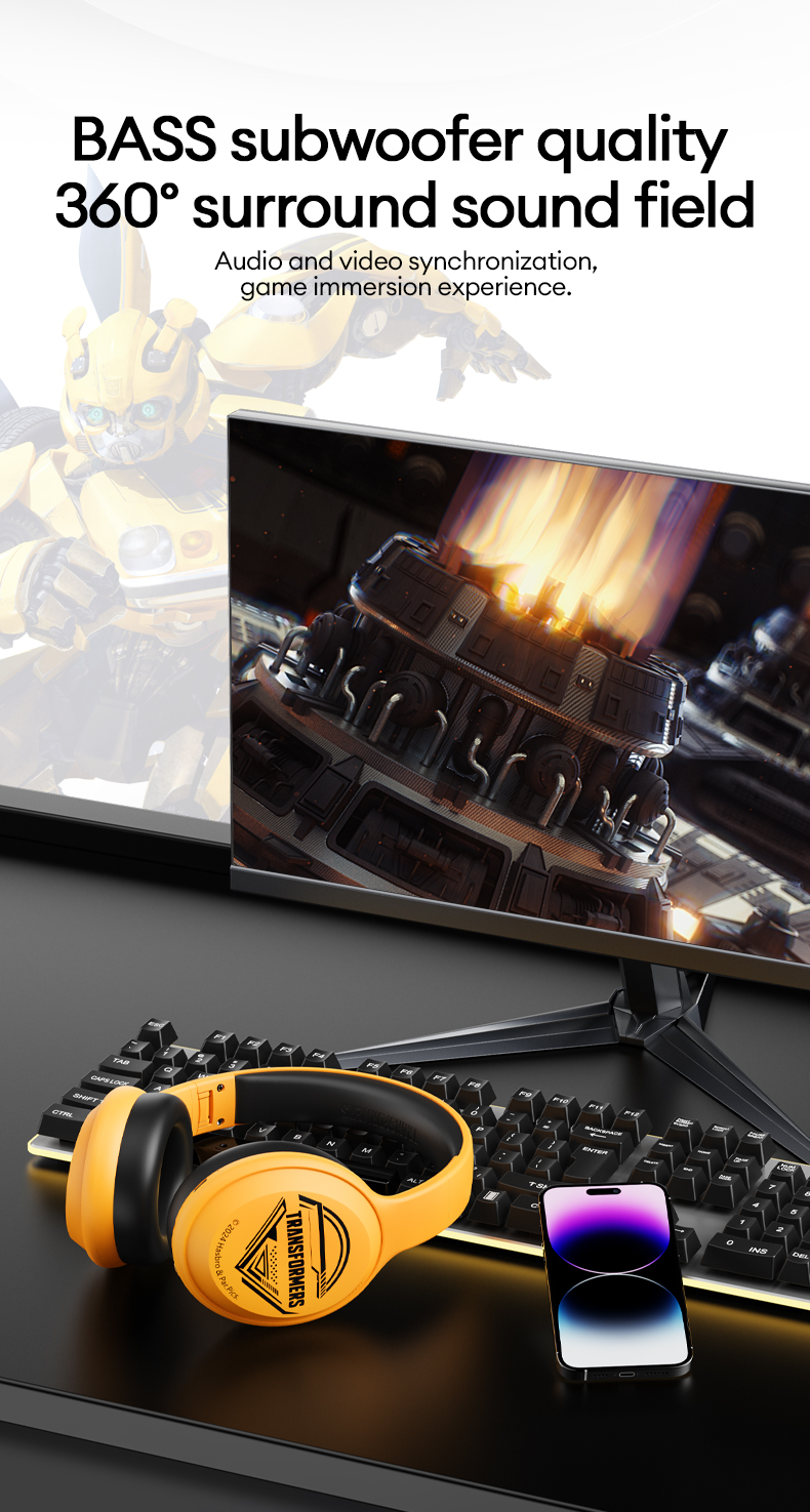 Transformers TF-G06 Bluetooth Headset HD Sound Quality Long life Multi ...