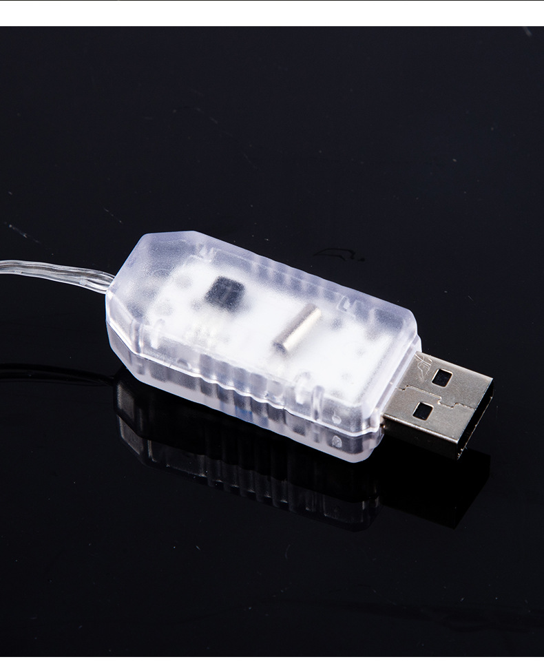Usb Plug Copper Wire String Light Accessories 8 Function String Light ...