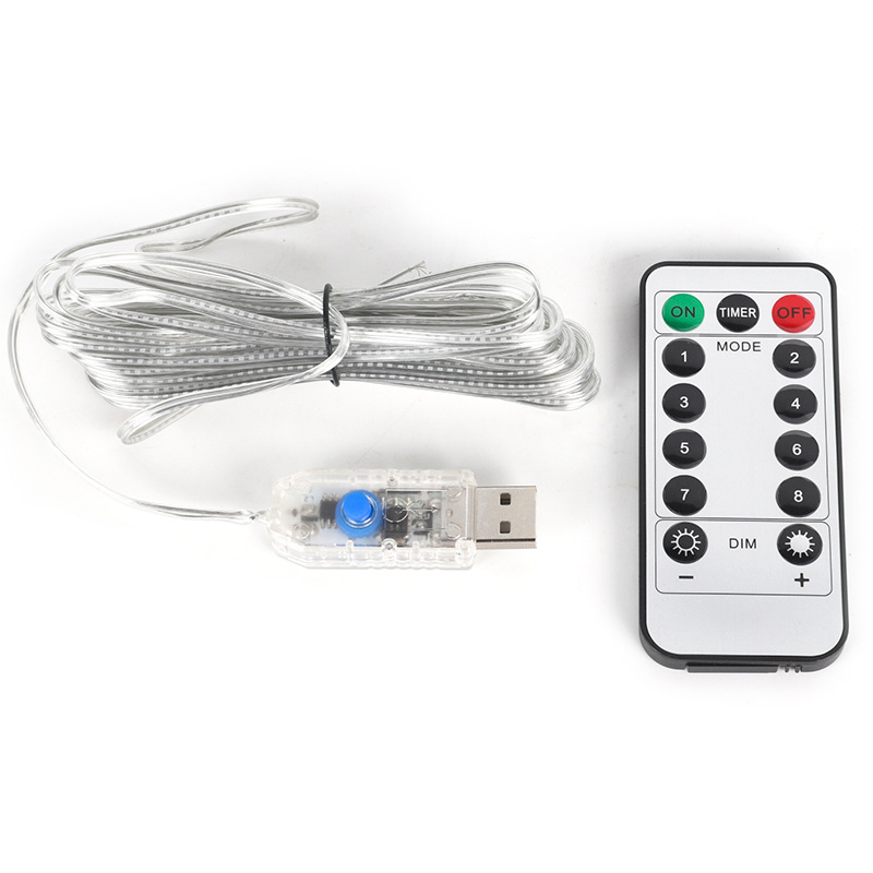 Usb Plug Copper Wire String Light Accessories 8 Function String Light ...
