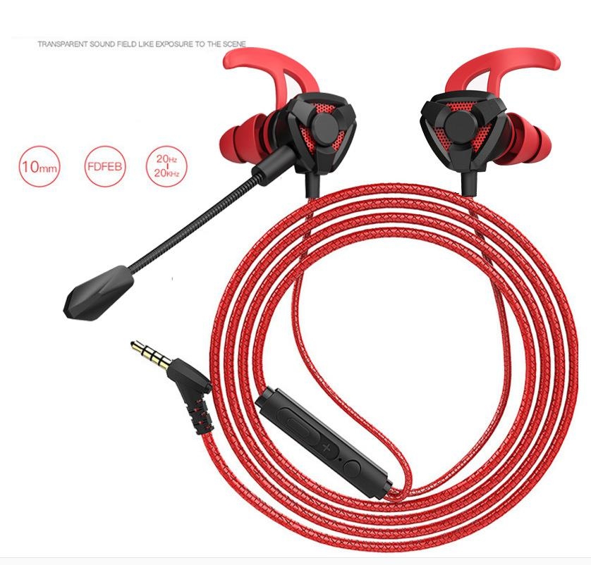 G21 Plug-In Microphone Eating Chicken Mobile Game Gaming Headset (with ...