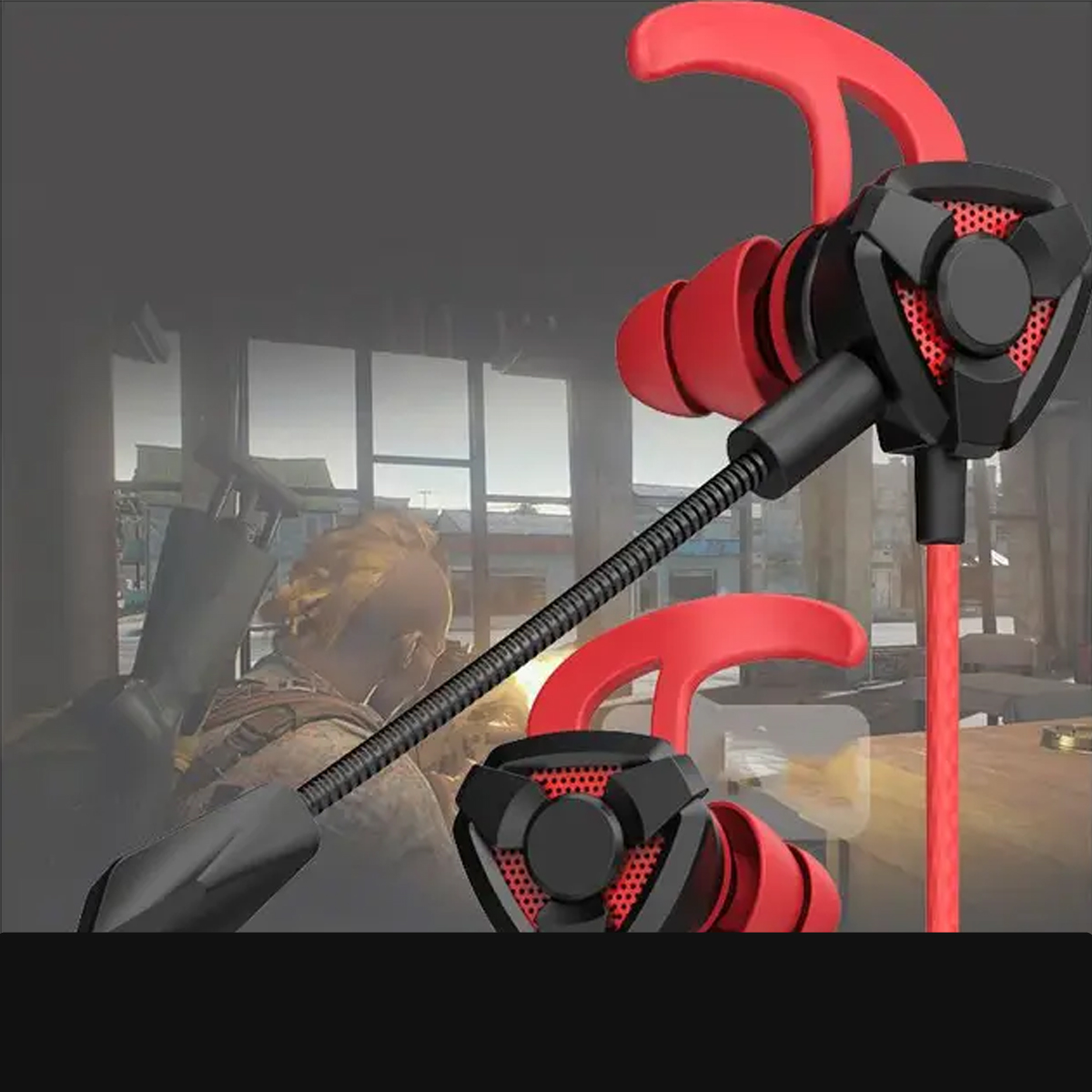 G21 Plug-In Microphone Eating Chicken Mobile Game Gaming Headset (with ...